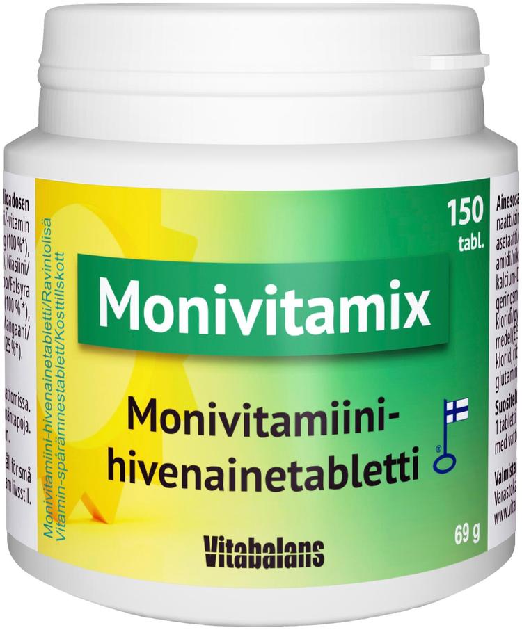 Monivitamix Monivitamiini -hivenainetabletti 150 tabl. | S-kaupat ruoan ...