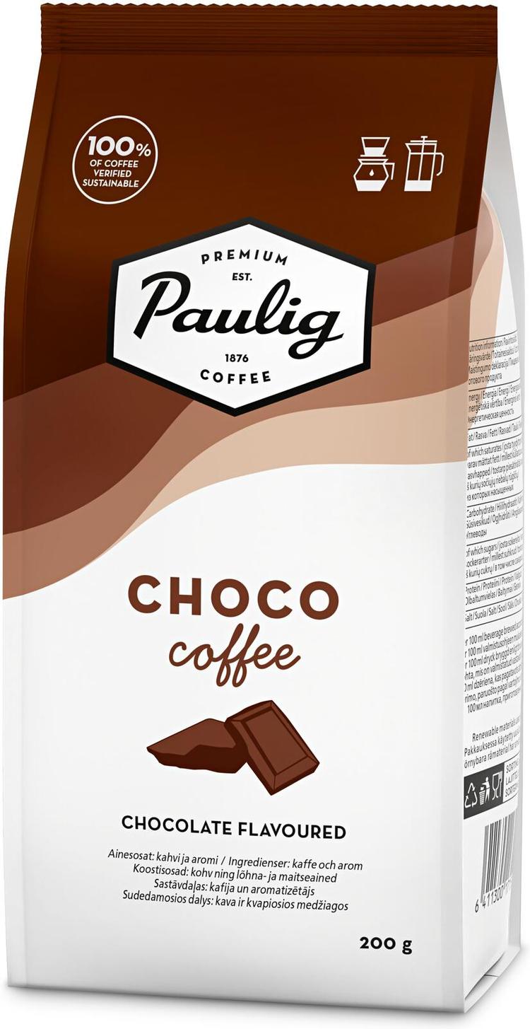 Paulig Choco Coffee suklaan makuinen maustettu kahvi 200g | S-kaupat ...