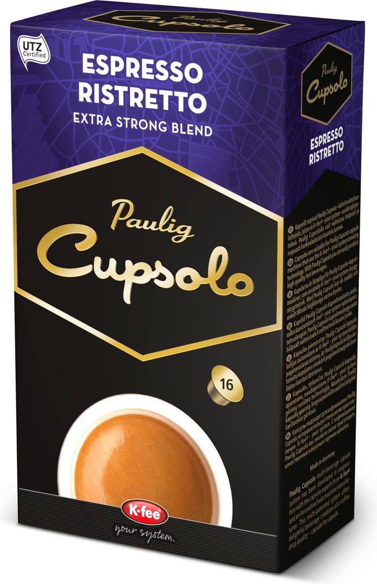 Paulig Cupsolo Espresso Ristretto espressokahvi 16kpl UTZ | S-kaupat ...