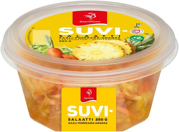 Saarioinen Suvisalaatti, kaali-porkkana-ananassalaatti 250g | S-kaupat ruoan verkkokauppa