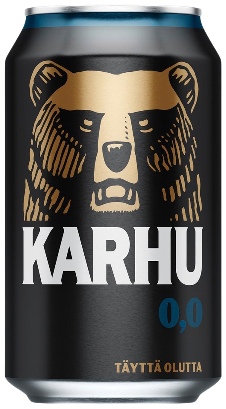Karhu Alkoholiton Lager olut 0,0% tölkki 0,33 L | S-kaupat ruoan ...
