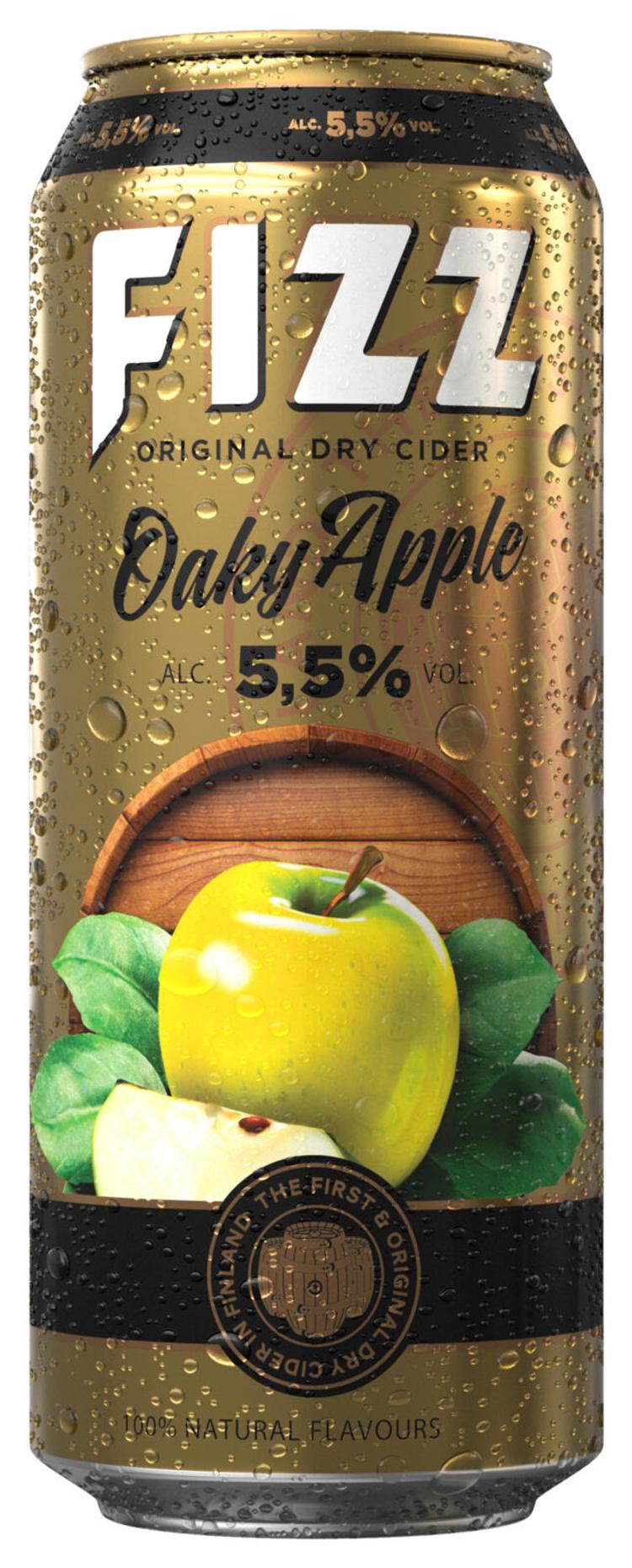 FIZZ Oaky Apple Cider 5,5 % 0,5 l tlk | S-kaupat ruoan verkkokauppa