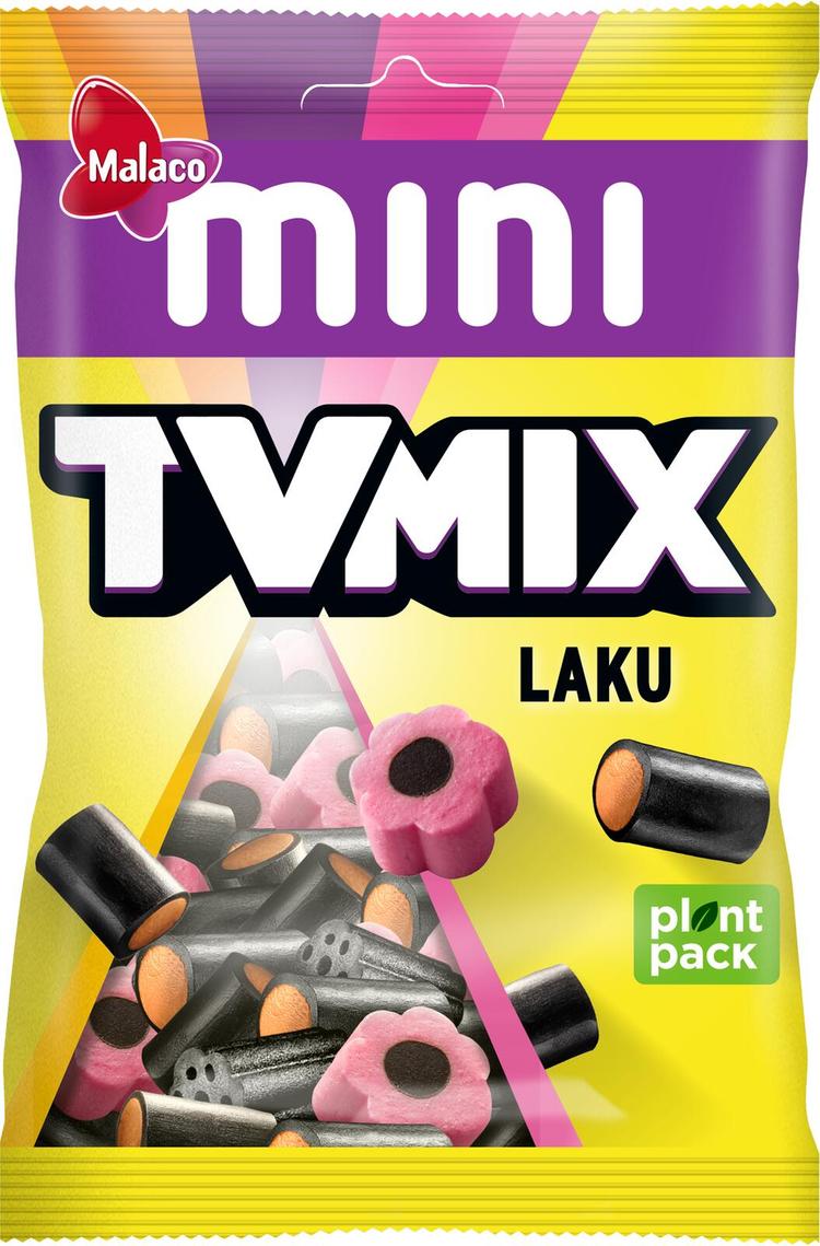 Malaco TV Mix Mini Laku makeissekoitus 110g | S-kaupat ruoan verkkokauppa