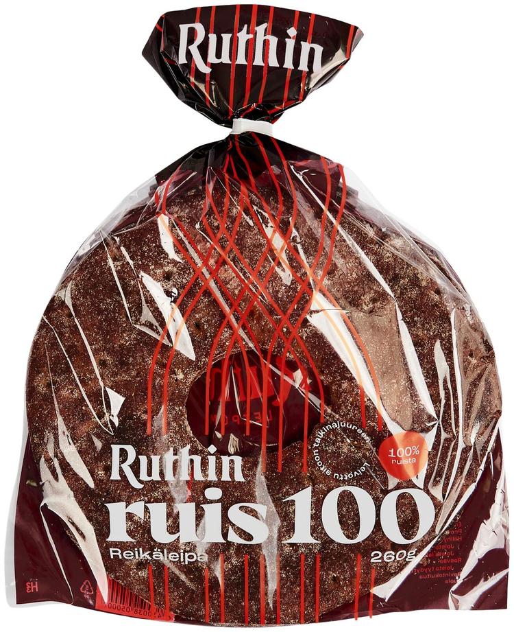 RUTHIN RUIS100 REIKÄLEIPÄ | S-kaupat ruoan verkkokauppa