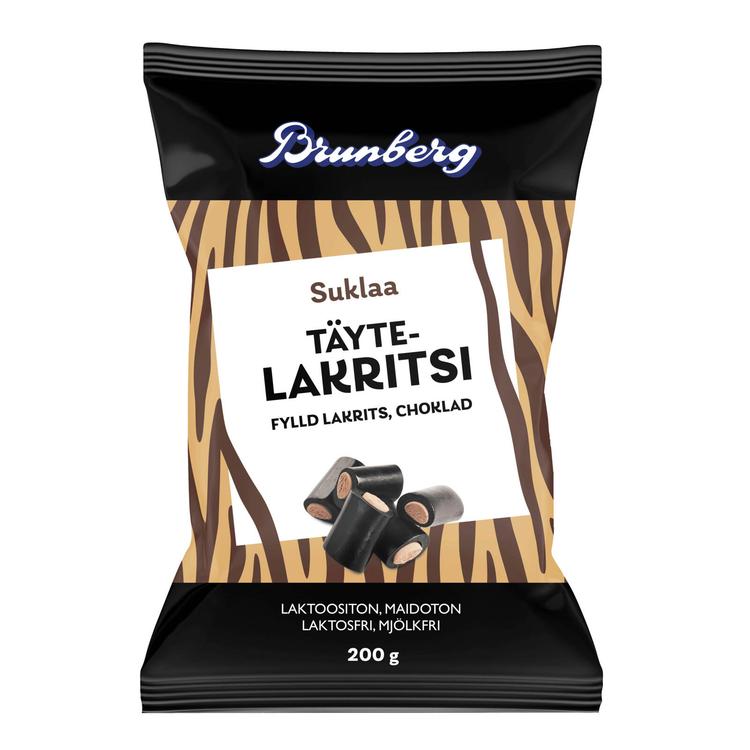 Brunberg Suklaa täytelakritsi 200g | S-kaupat ruoan verkkokauppa