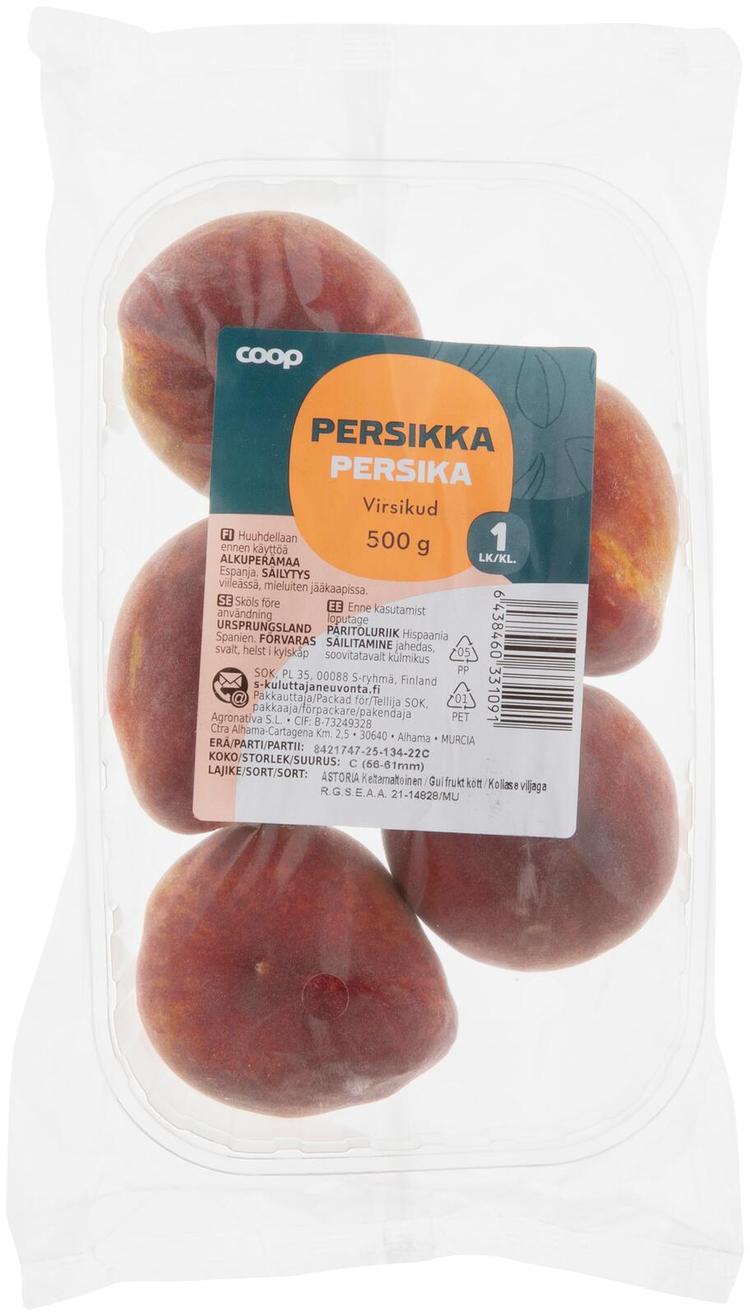 Persikka 500g | S-kaupat ruoan verkkokauppa