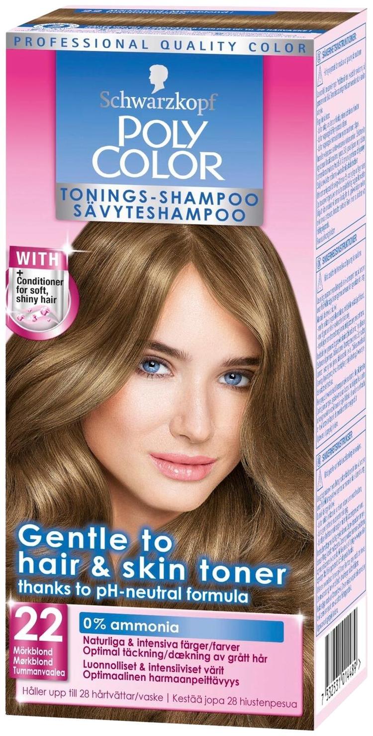Schwarzkopf Poly Color 22 Tummanvaalea Sävyteshampoo | S-kaupat ruoan ...