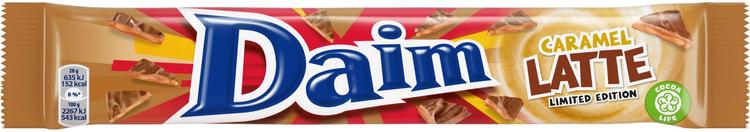 Daim Caramel Latte Double suklaapatukka 56g | S-kaupat ruoan verkkokauppa