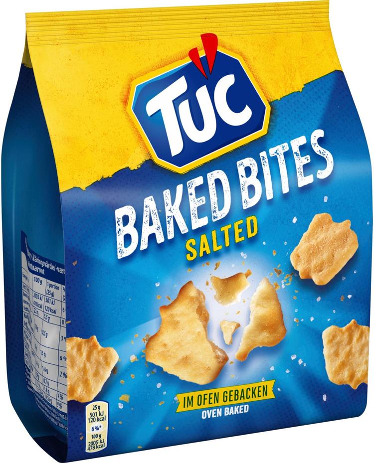 TUC Baked Bites Salted suolakeksi 110g | S-kaupat ruoan verkkokauppa