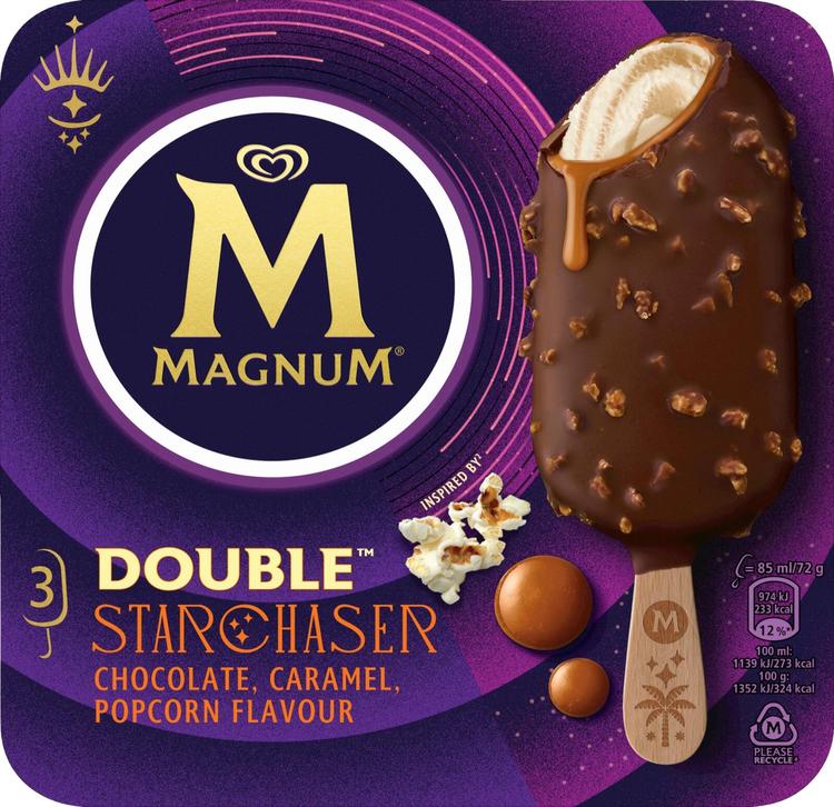 Magnum Double Starchaser Jäätelö Monipakkaus 255ml/216g 3 kpl | S ...
