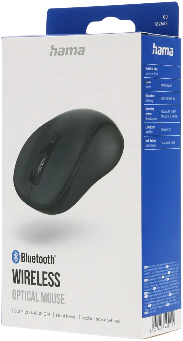 Hama Langaton Bluetooth®-hiiri, Canosa V2 | Prisma verkkokauppa