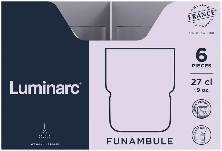 Luminarc juomalasi Funambule 27 cl | Prisma verkkokauppa