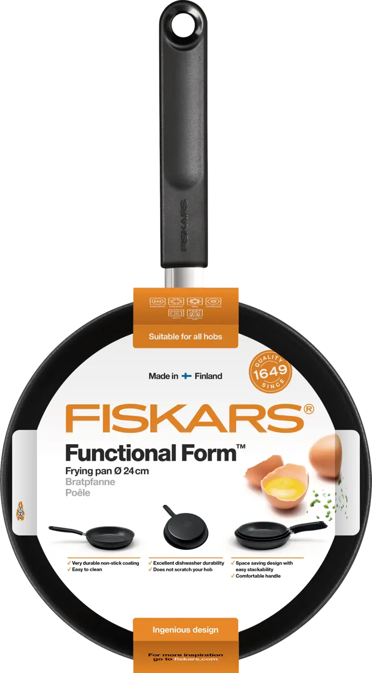 Fiskars Functional Form paistinpannu 24cm | Prisma verkkokauppa