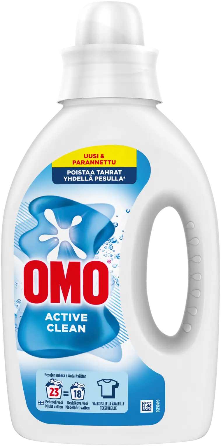 Omo Active Clean Nestemäinen pyykinpesuaine Valkoisille vaatteille 920 ...